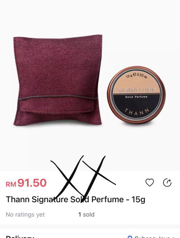 THANN solid perfume, Beauty & Personal Care, Fragrance & Deodorants on ...