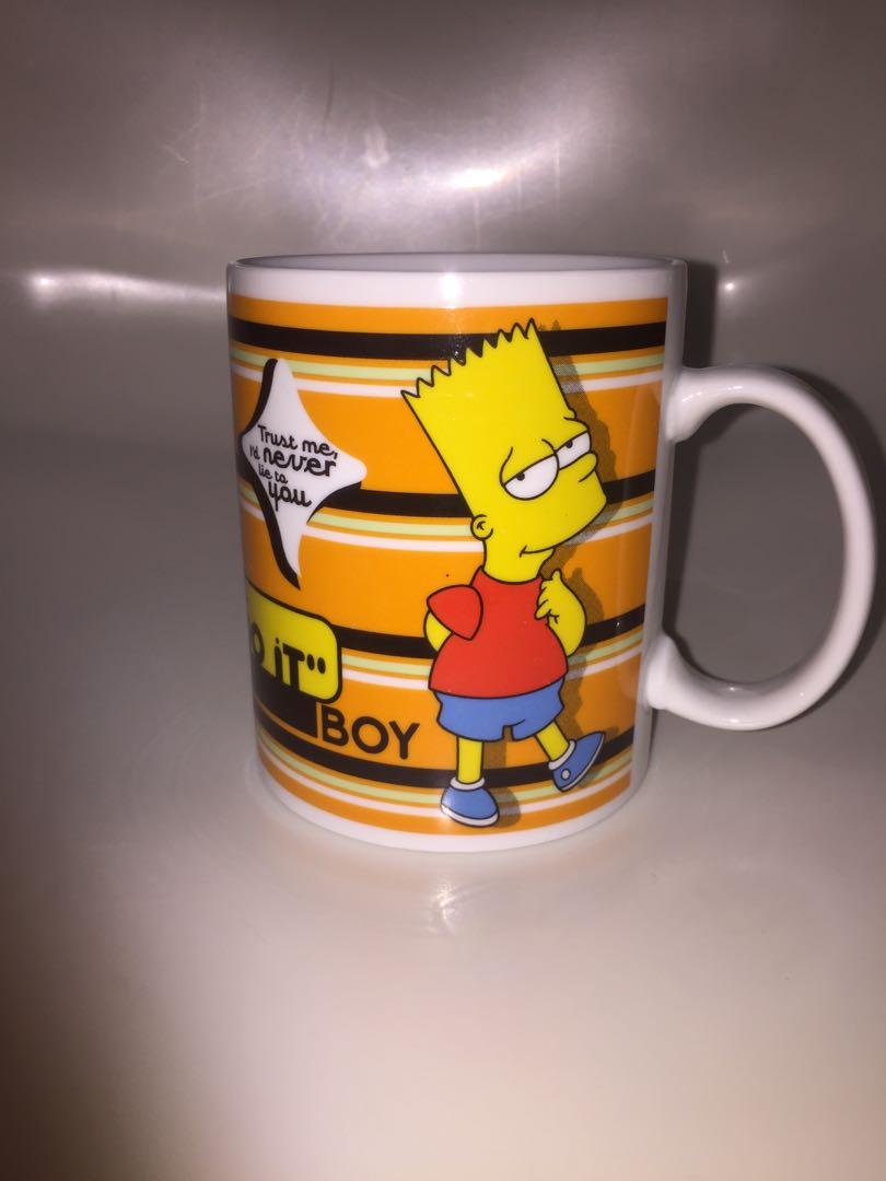 THE SIMPSONS BART SIMPSON MUG FOX 2004, Hobbies & Toys, Collectibles ...