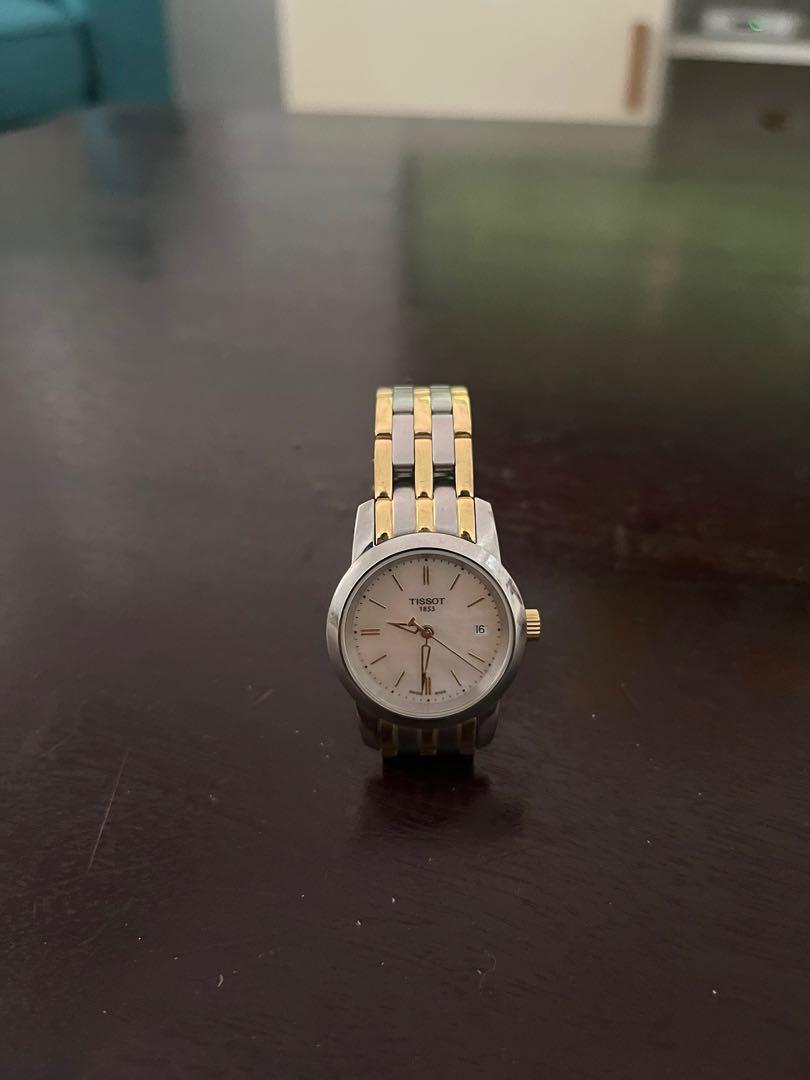 Tissot T-Classic Dream Mother of Pearl Dial T033210A Ladies Watch ...