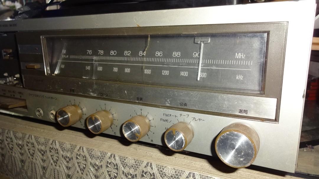 Toshiba Modular Stereo System Model SM-202c turntable, fm/am tuner ...