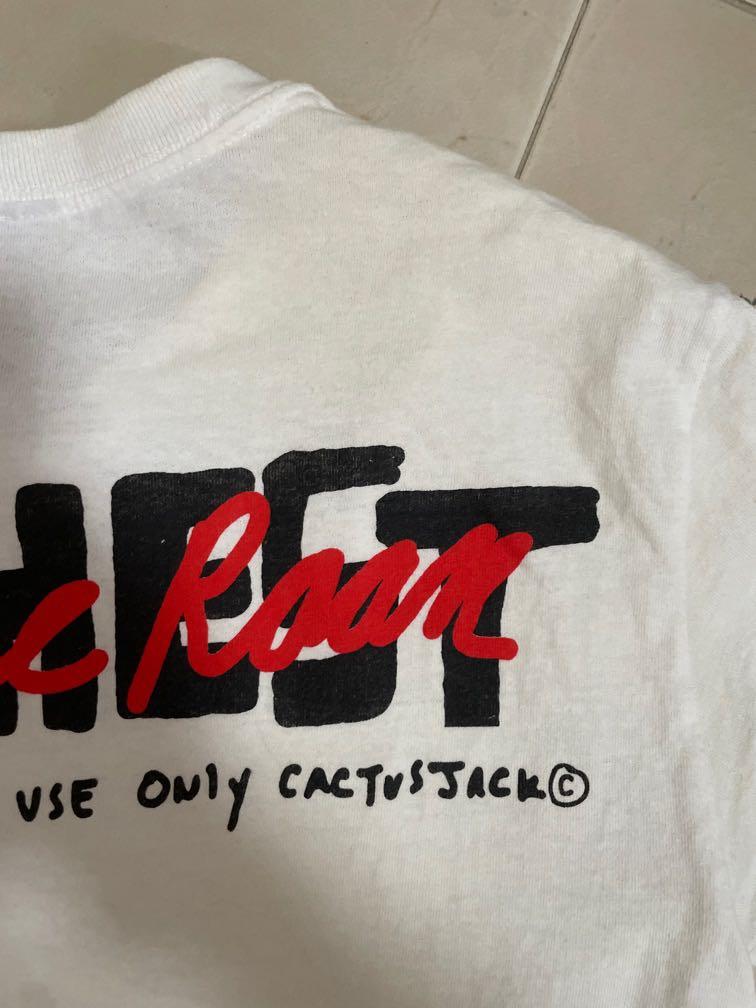 Travis Scott white tee, Women's Fashion, Tops, Shirts on Carousell