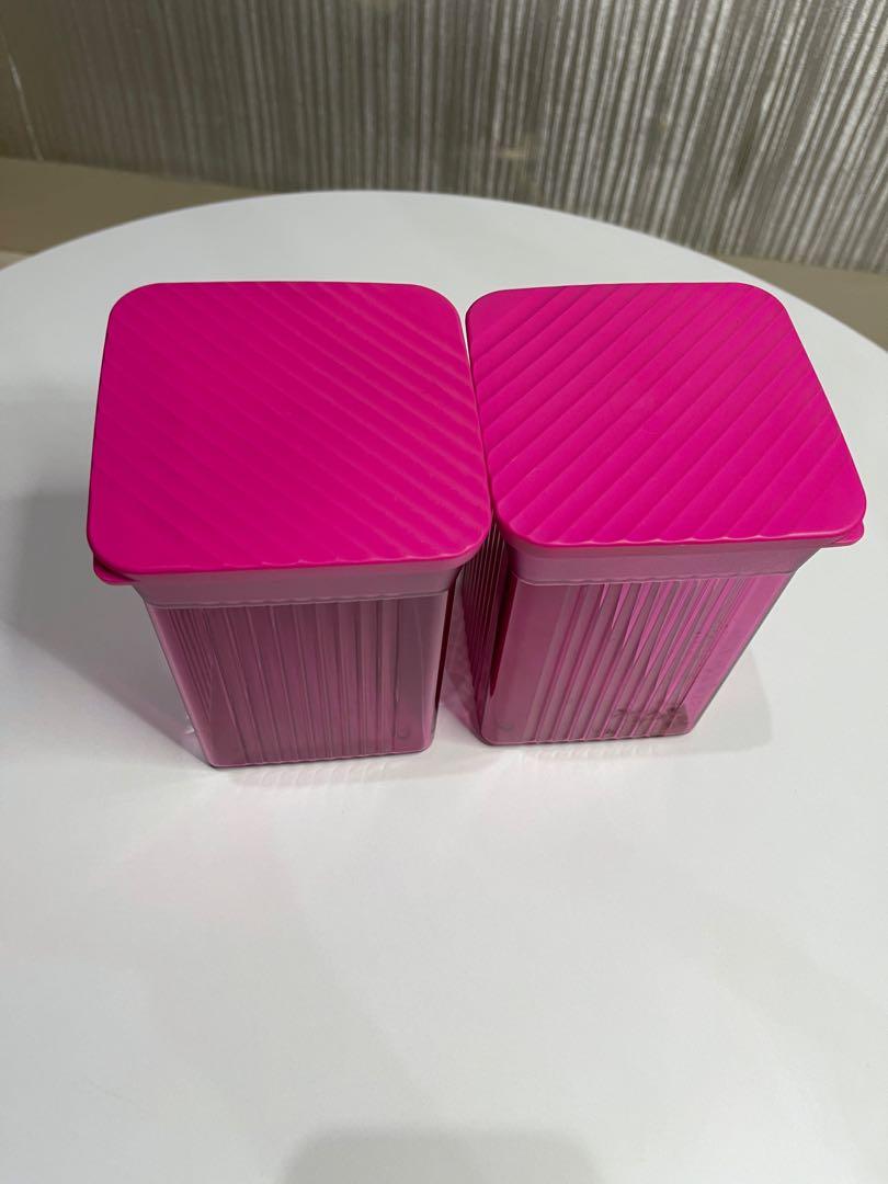 Tupperware Elegant Pink Kotak, Kitchen & Appliances di Carousell