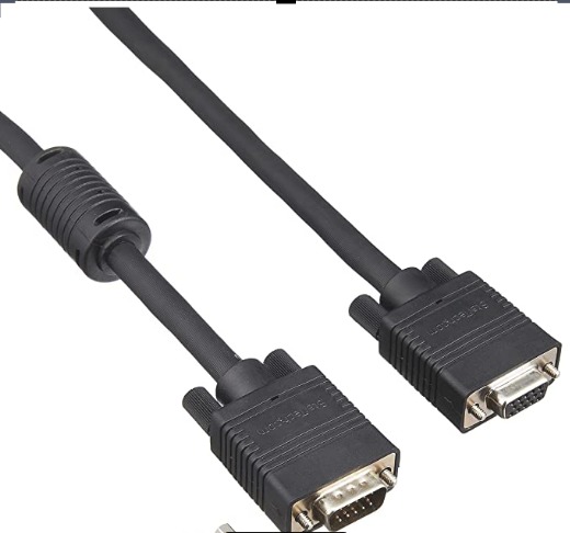 VGA Extension Computer Monitor Cable 15 pin 3+4 Male to Female SVGA ...