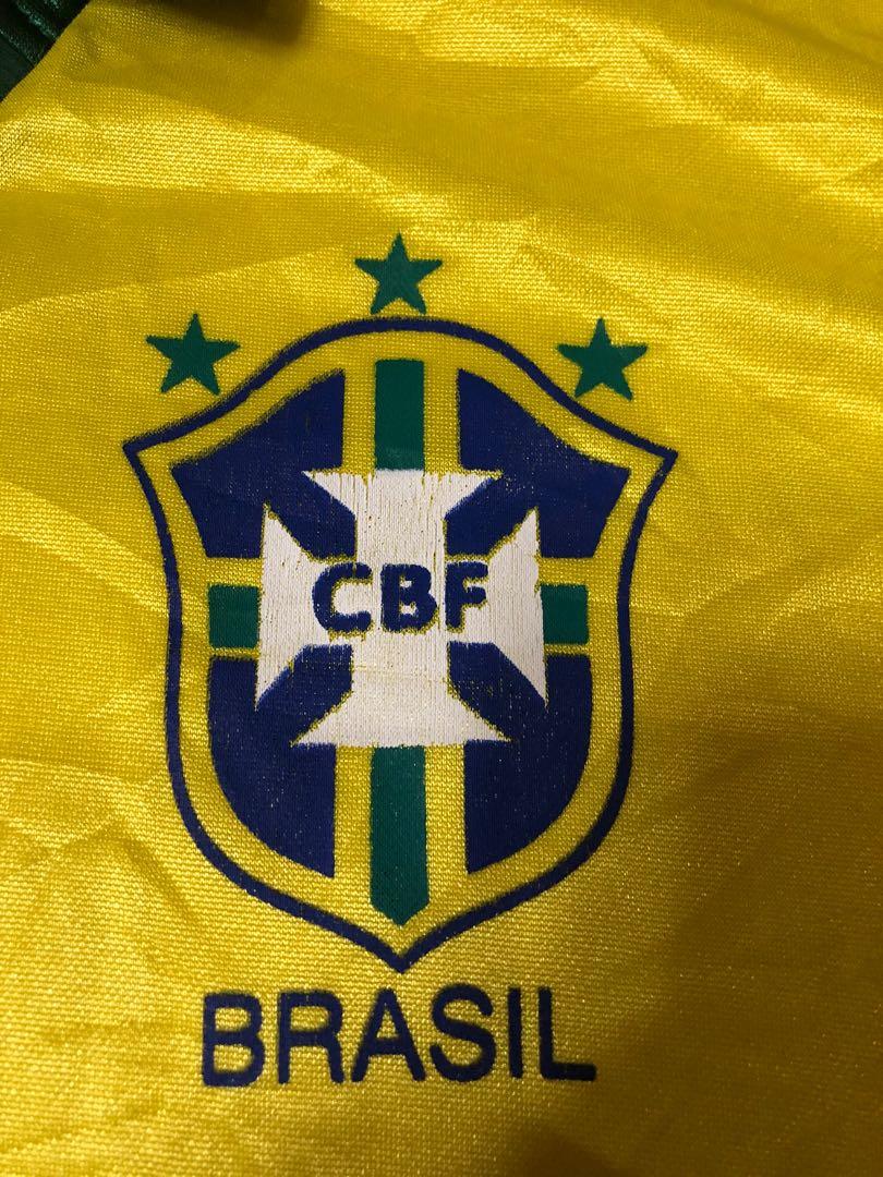 Vintage 1994 Brazil Umbro football jersey, Men's Fashion, Tops & Sets ...