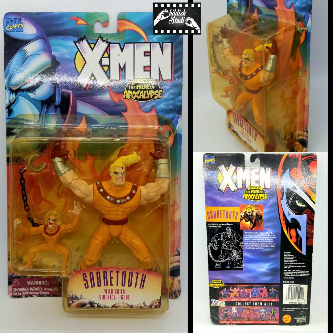 Vintage 1995 SABRETOOTH WITH WILD CHILD (X-Men - The Age Of Apocalypse ...
