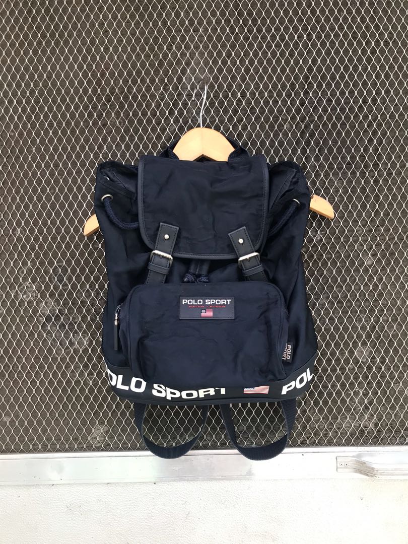 Vintage polo sport bag, Men's Fashion, Bags, Backpacks on Carousell