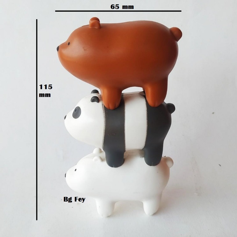 We Bare Bears Stack Minus Lebah Mc Donald 2020 - Preloved, Toys ...