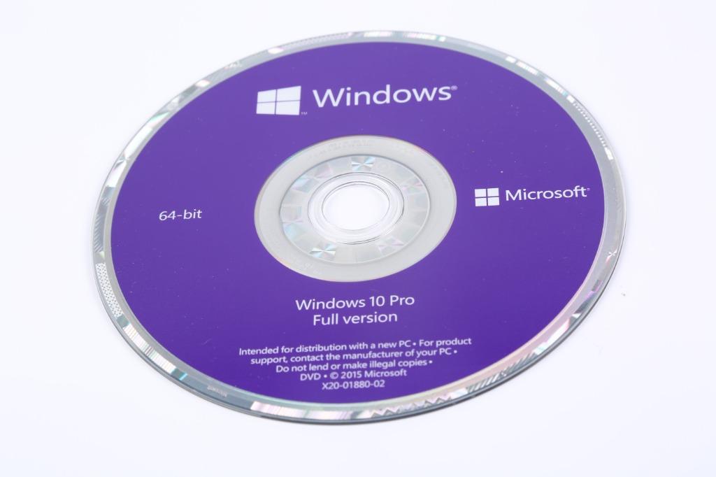 Windows 10 Professional DVD 64-Bit OEM | New | Pro Full Packed ...