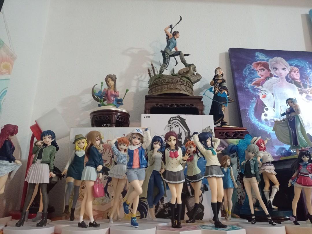 Anime Figurines Characters- Ashes,Asuna, Shinobu, Rem, Emilia, Miku ...