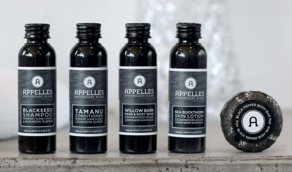 Appelles Black Collection Travel Set ( Shampoo, Conditioner, Hand ...