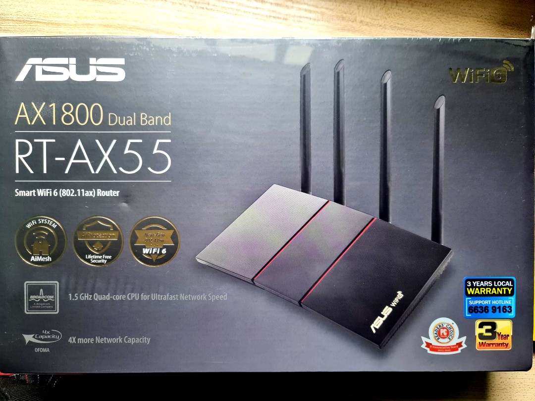 Asus AX1800, Computers & Tech, Parts & Accessories, Networking on Carousell