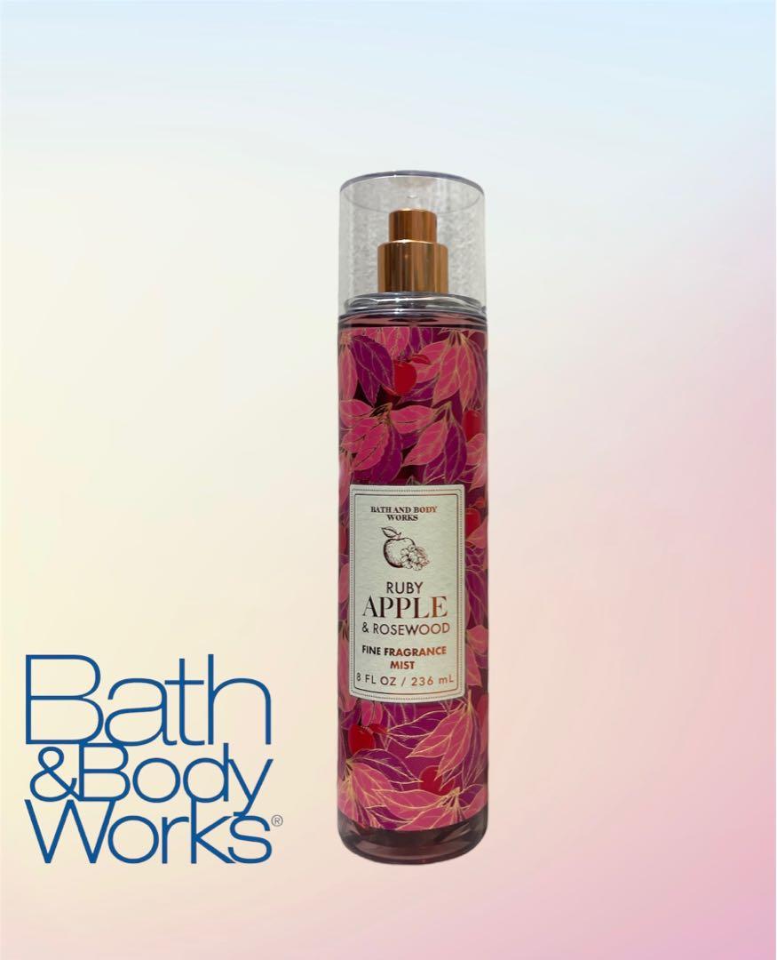 BATH & BODY WORKS RUBY APPLE & ROSEWOOD FINE FRAGRANCE MIST 8 fl oz ...