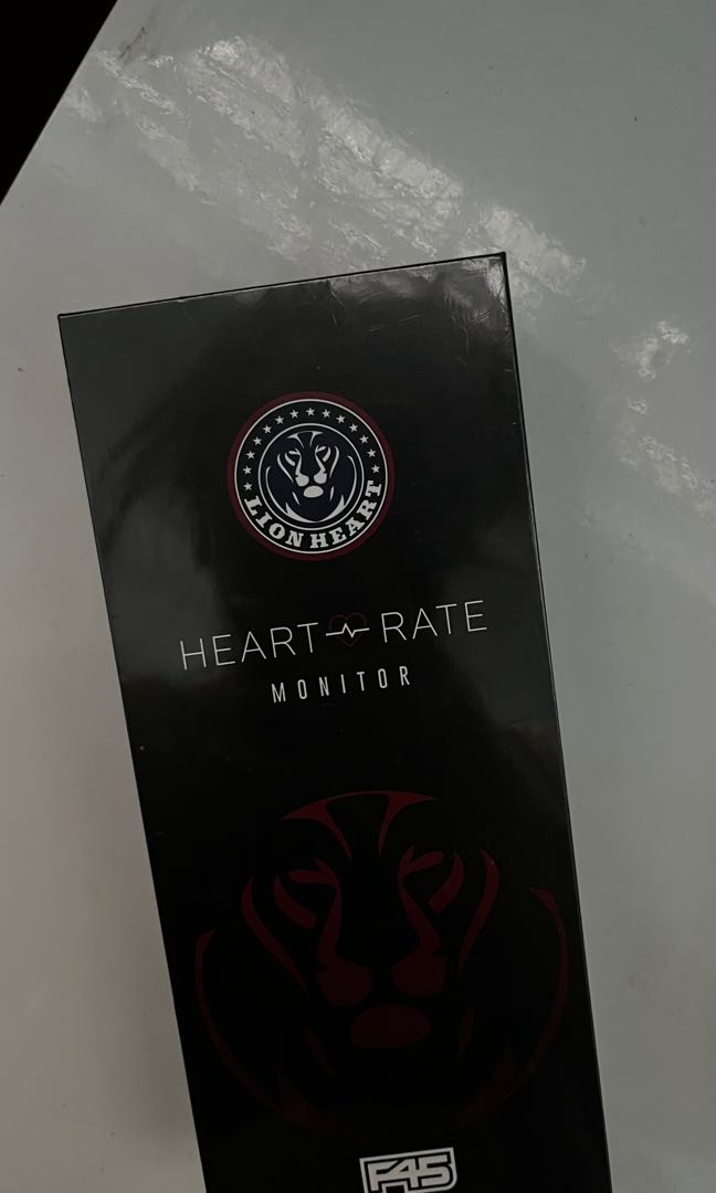 BNIB F45 LIONHEART HEART RATE MONITOR, Health & Nutrition, Health ...