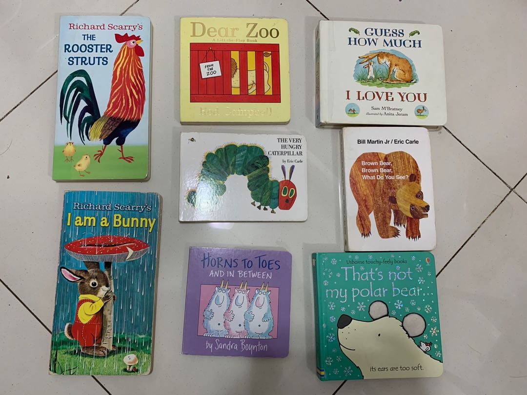 Brown bear, dear zoo, very hungry caterpillars, Hobbies & Toys, Books ...