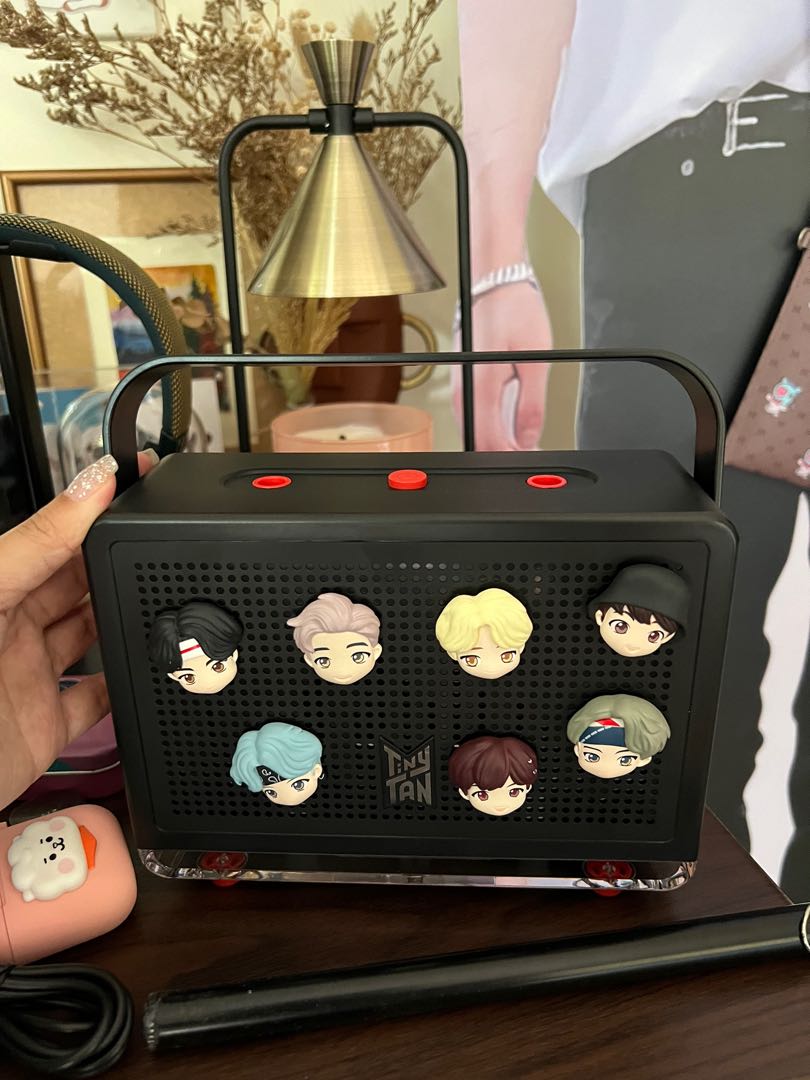 (SALE PRICE ONLY) BTS TINY TAN Radio Humidifier Mood Light On Hand ...