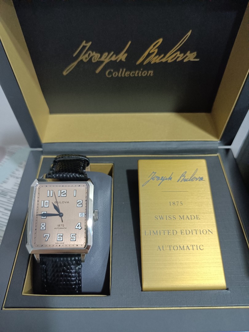 Bulova Breton Salmon Limited Edition, Luxury, Watches on Carousell