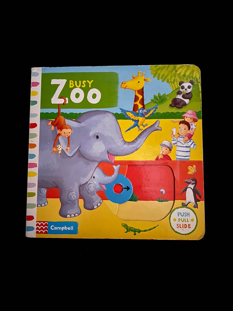 Kids story book - Busy Zoo, 興趣及遊戲, 書本 & 文具, 小說 & 故事書 - Carousell