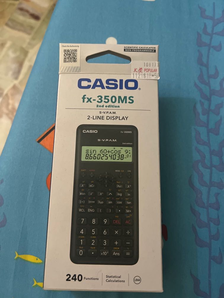 Casio Calculator, Computers & Tech, Parts & Accessories, Other ...