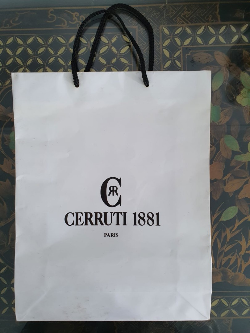 Cerruti 1881 classic 1990s vintage paper bag carrier collectible ...