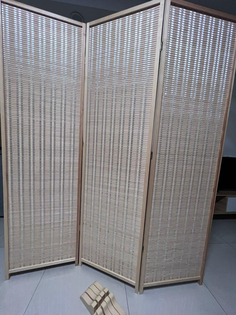 Chinese bamboo screen partition, Furniture & Home Living, Furniture ...