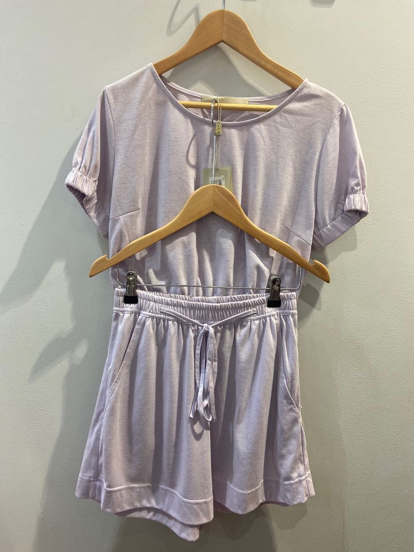 CLN Basic Top and short, Women's Fashion, Dresses & Sets, Sets or ...