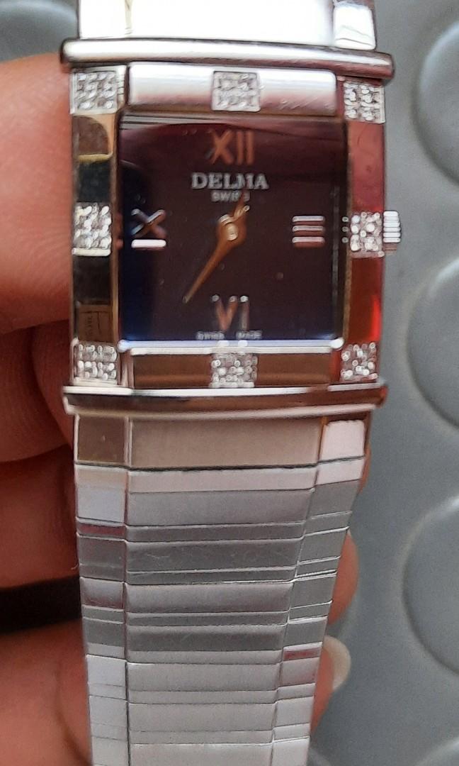 Delma swiss made with 30pcs. diamond, Women's Fashion, Watches ...