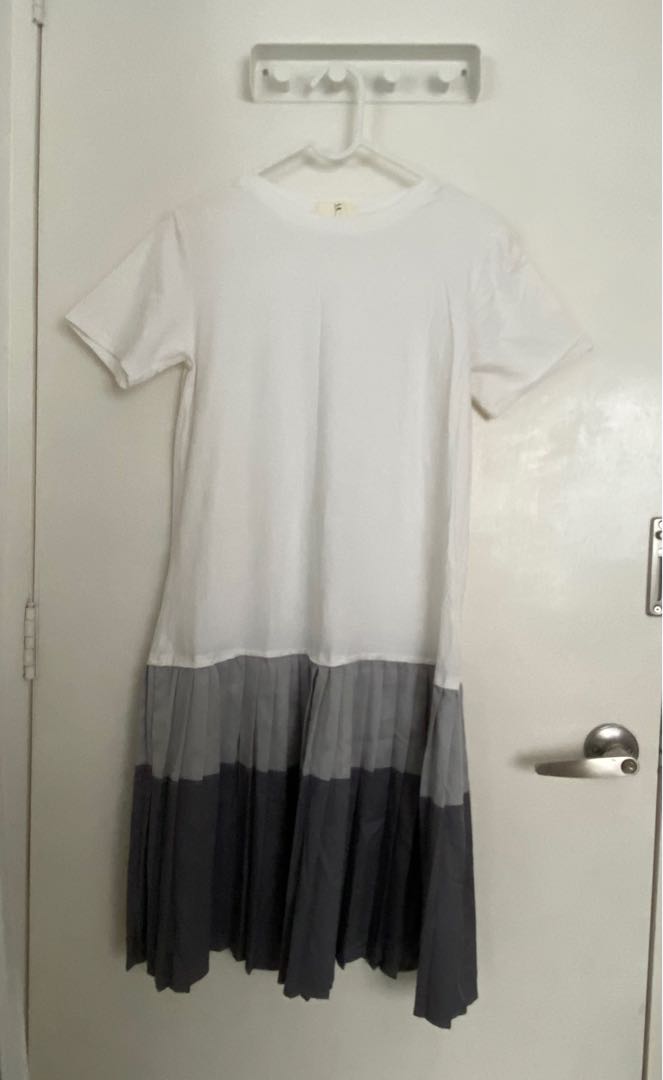 DF Drex Fable Shirt Dress with Pleats Detail, Women's Fashion, Dresses ...