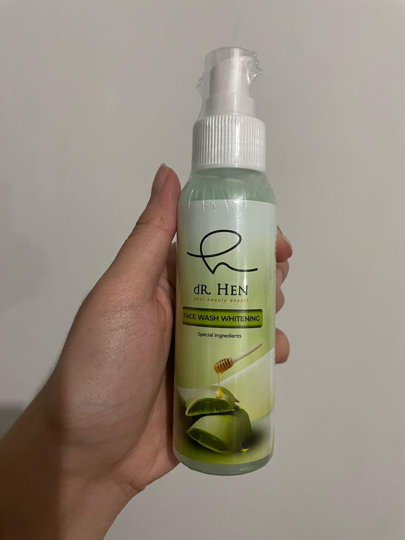 dR Hen - Facial Wash Whitening ORIGINAL, Kesehatan & Kecantikan, Kulit ...