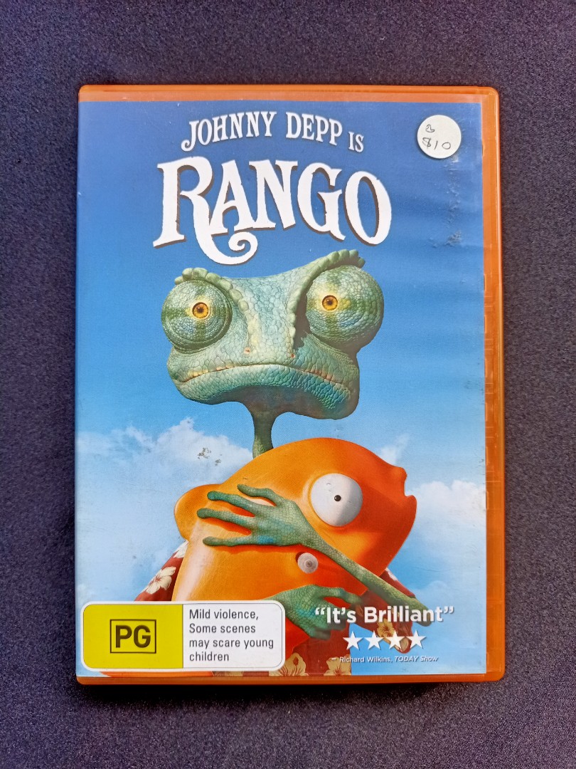 DVD Rango, Hobbies & Toys, Music & Media, CDs & DVDs on Carousell