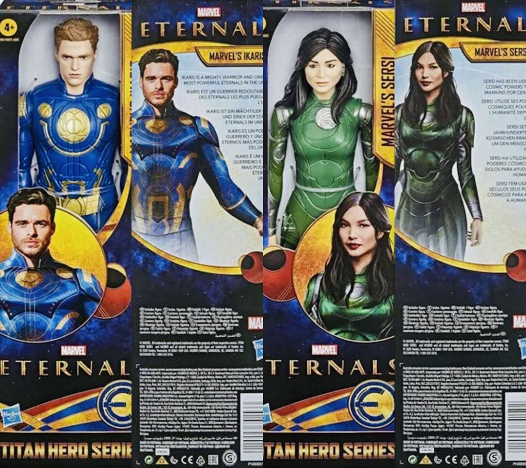Eternals Titan Hero Series - Ikaris & Sersi, Hobbies & Toys, Toys ...