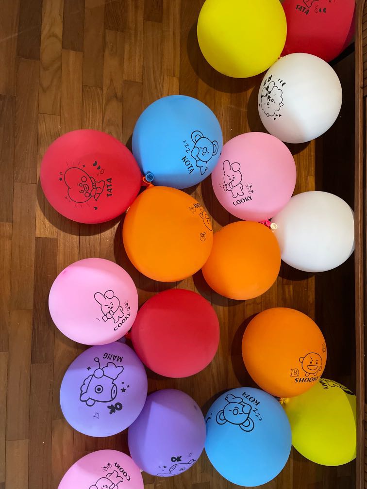 BTS Baloon BT21 BTS Line Character, Hobbies & Toys, Memorabilia ...
