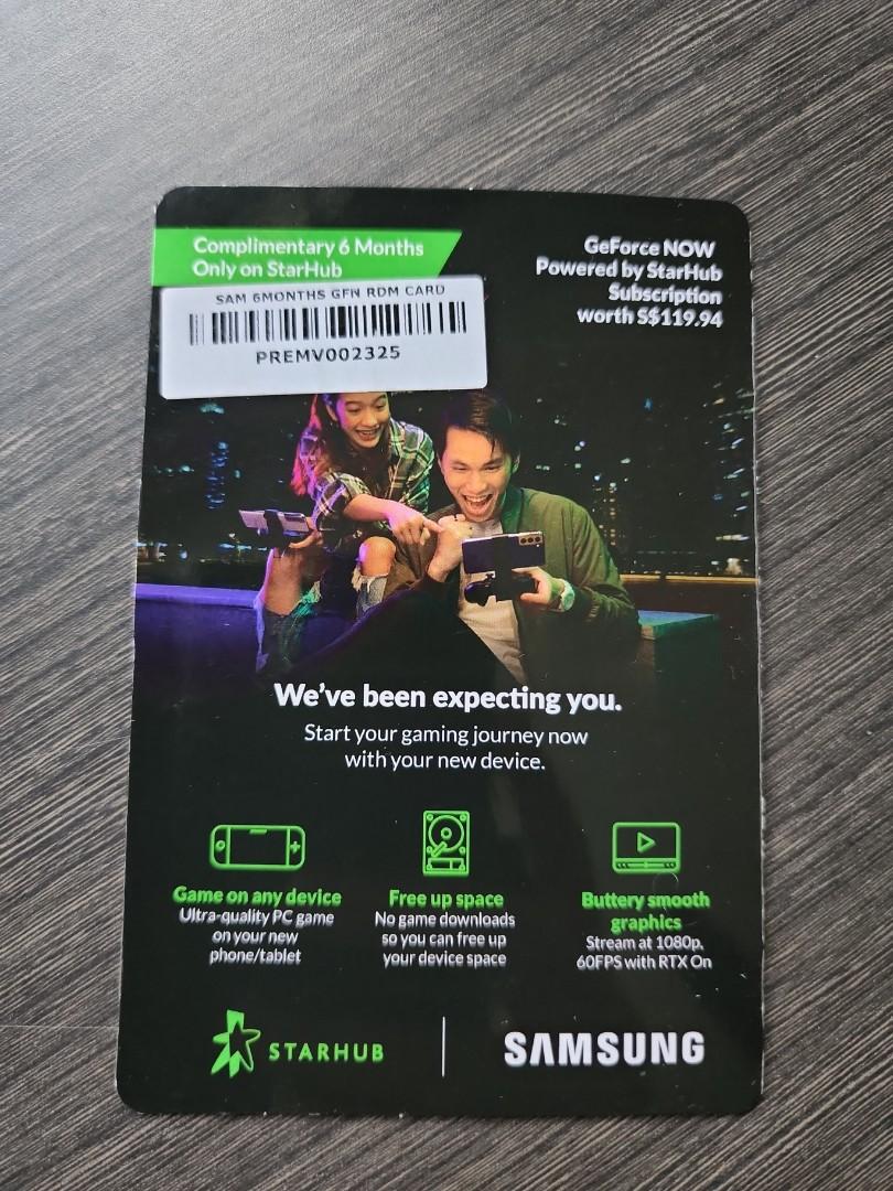 Geforce now 6 months gfn card, Video Gaming, Gaming Accessories, Game ...