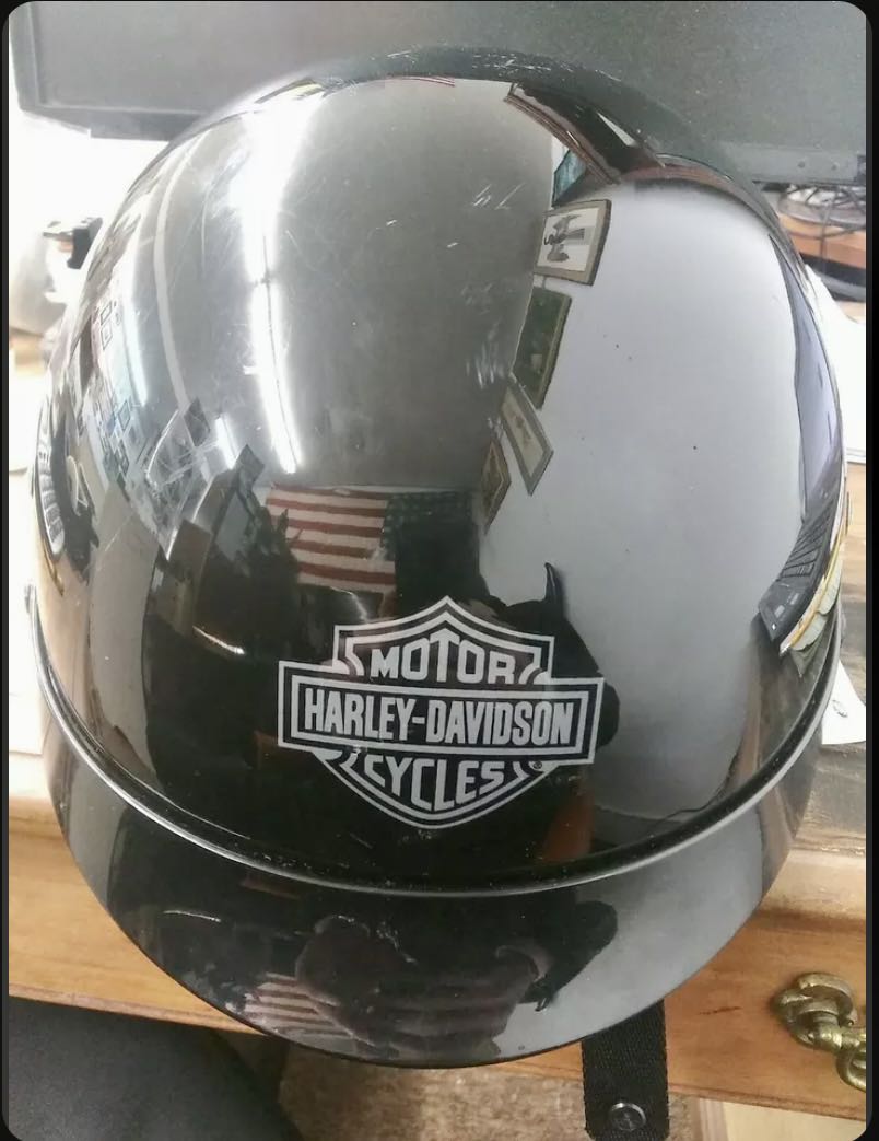 Genuine Harley Davidson Half Helmet, Motorbikes on Carousell