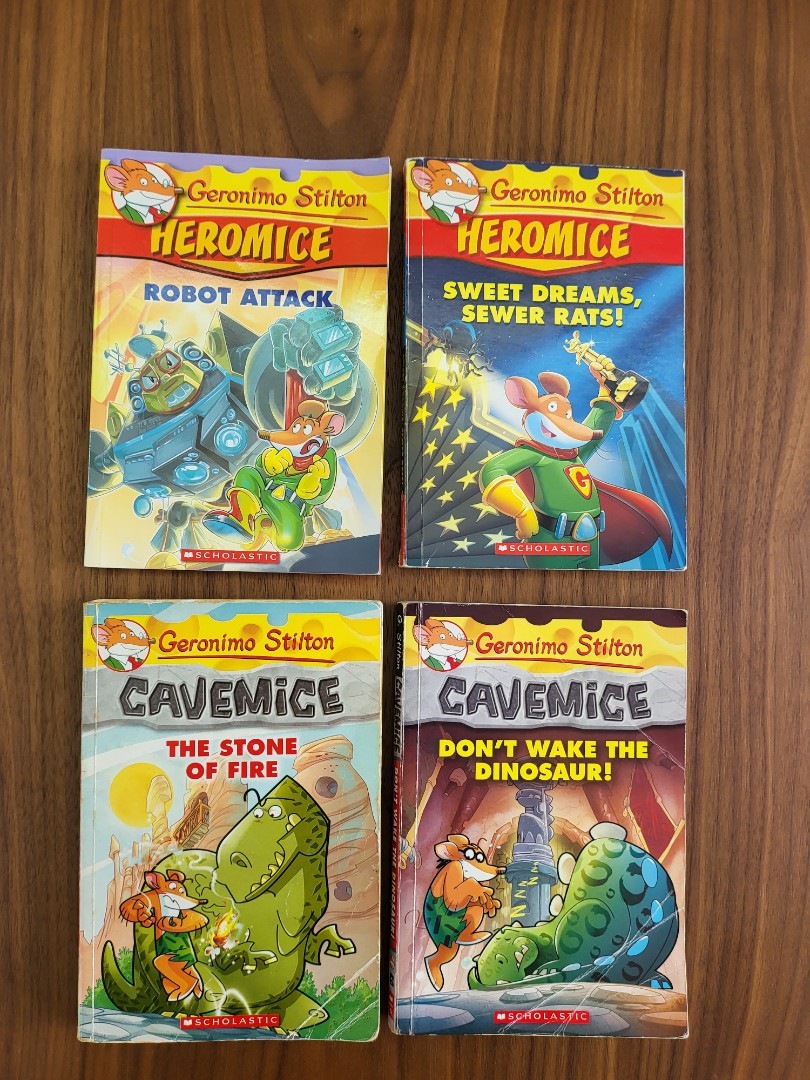 Geronimo Stilton Heromice and Cavemice, Hobbies & Toys, Books & Magazines, Children's Books on ...