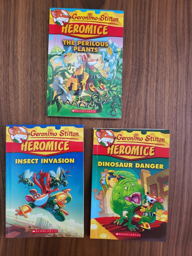 Geronimo Stilton Heromice (Perilious plants, Dinosaur danger and Insect ...