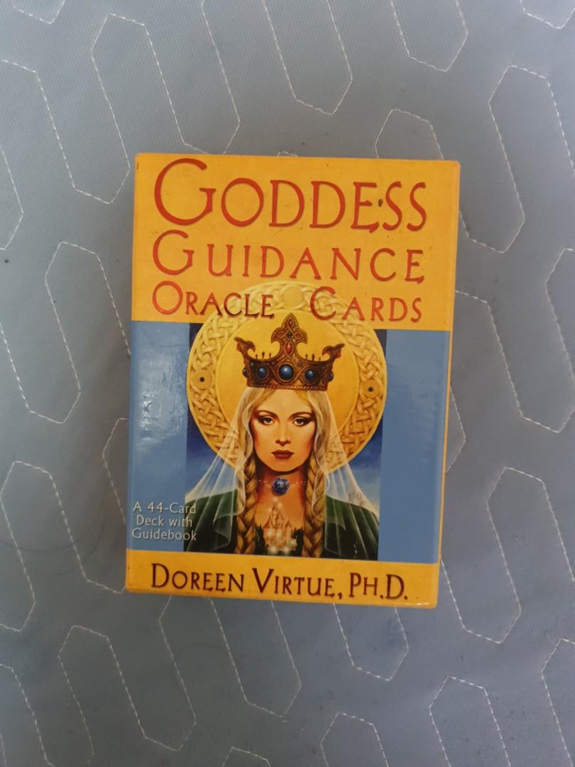 Goddess Guidance Oracle Cards by Doreen Virtue, Hobbies & Toys ...