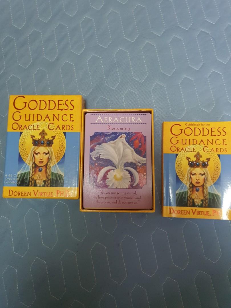 Goddess Guidance Oracle Cards by Doreen Virtue, Hobbies & Toys ...