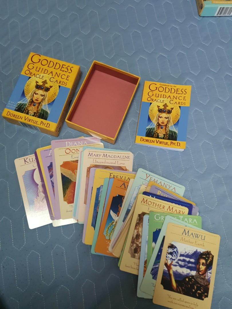 Goddess Guidance Oracle Cards by Doreen Virtue, Hobbies & Toys ...