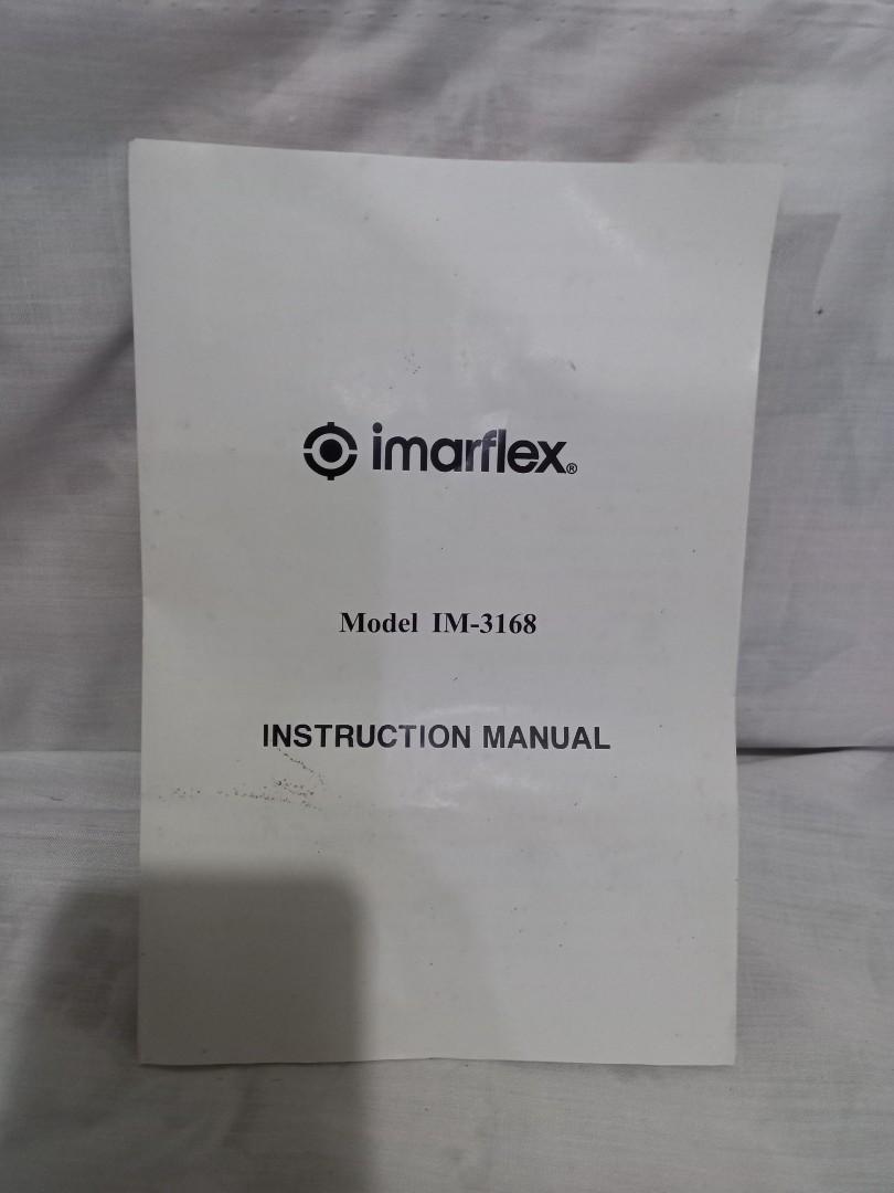 Imarflex Electric Juice Extractor IM-3168, TV & Home Appliances ...