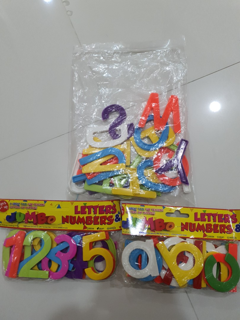 Jumbo Letter & Numbers, Hobbies & Toys, Toys & Games on Carousell