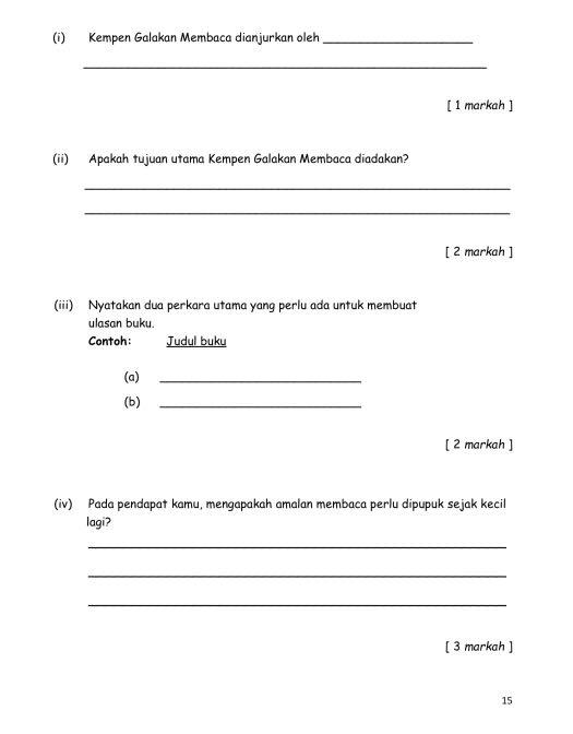 MALAY LANGUAGE PRIMARY 1 2 3 4 5 6 BAHASA MELAYU TAHUN 1 2 3 4 5 6 ...