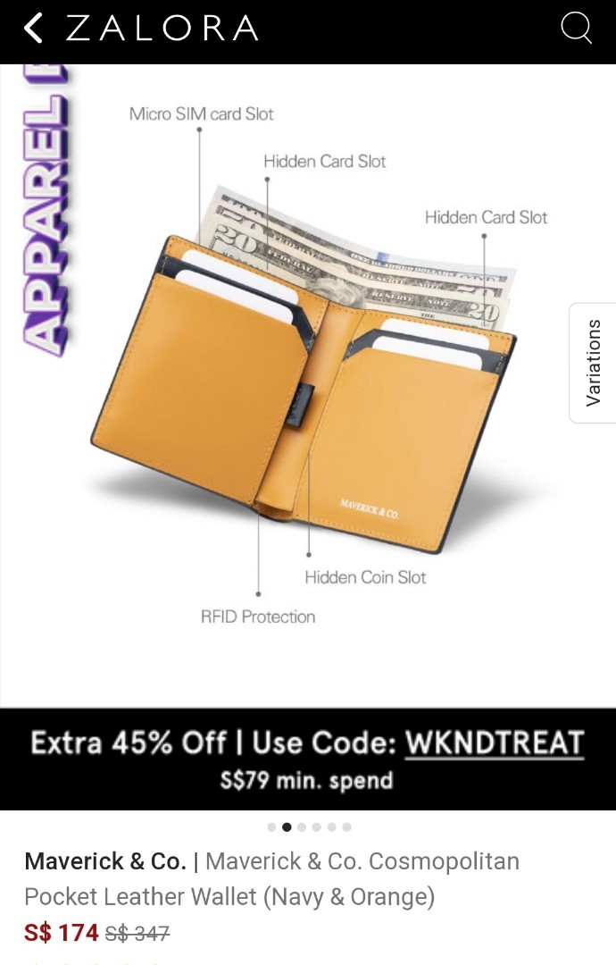 Maverick & Co. Wallet, Women's Fashion, Bags & Wallets, Wallets & Card ...