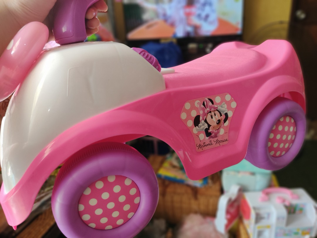 Minnie Mouse Ride on, Hobbies & Toys, Toys & Games on Carousell
