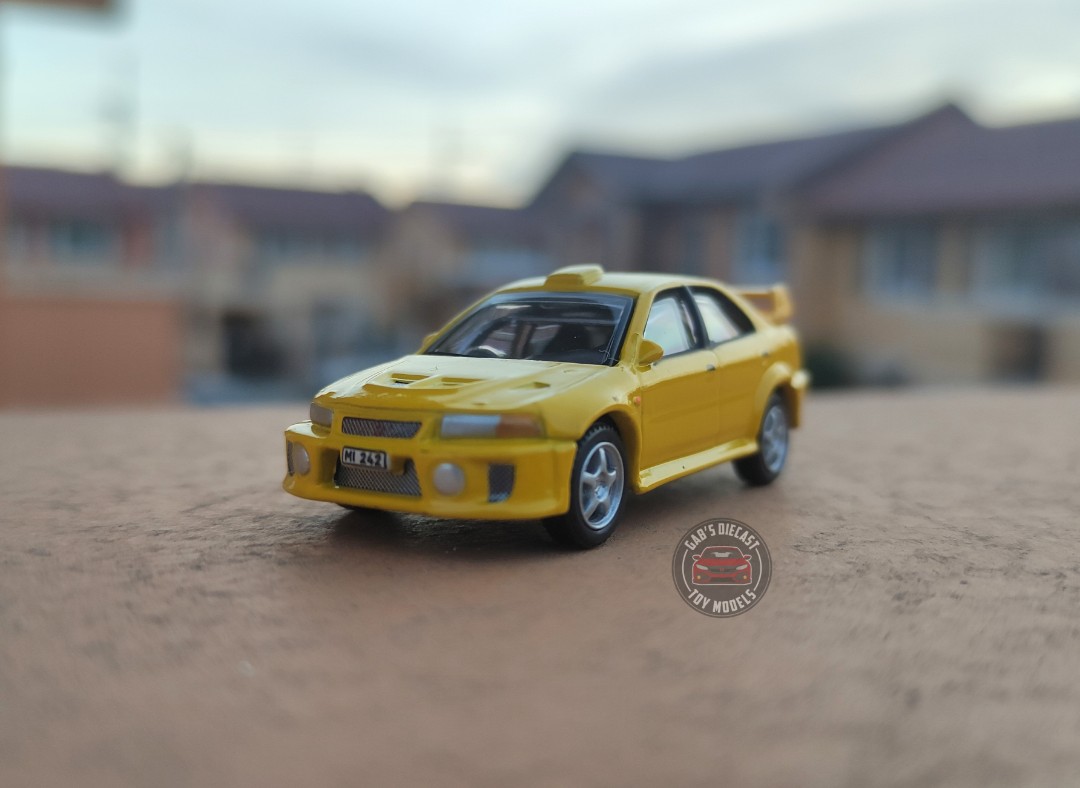 Mitsubishi Lancer Evo VI Pizza Pie Diecast, Hobbies & Toys, Toys ...