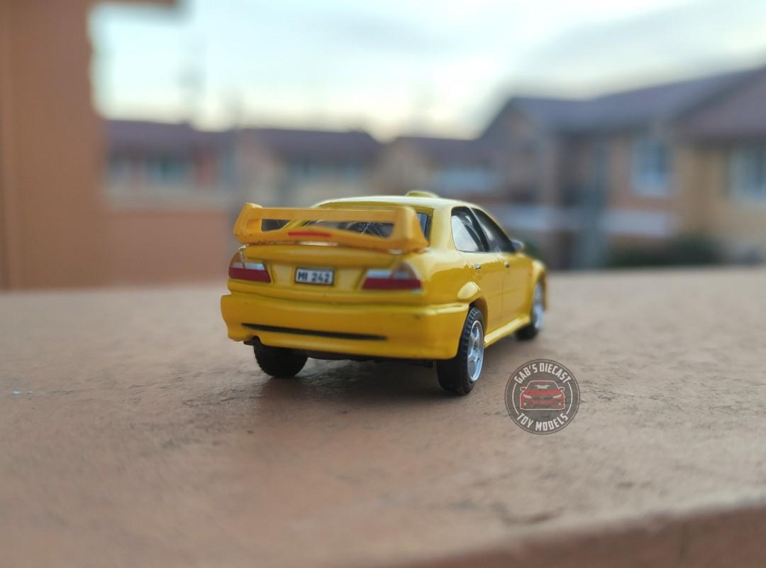 Mitsubishi Lancer Evo VI Pizza Pie Diecast, Hobbies & Toys, Toys ...