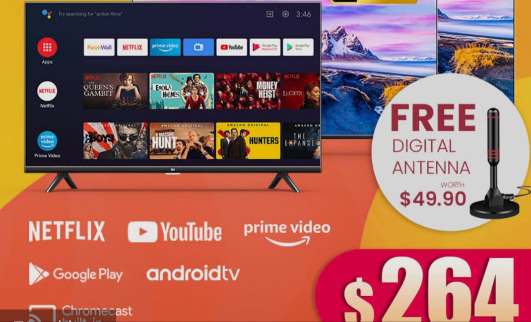 MiTV 32 4A Smart TV cum monitor. Built in Netflix, TV & Home Appliances ...