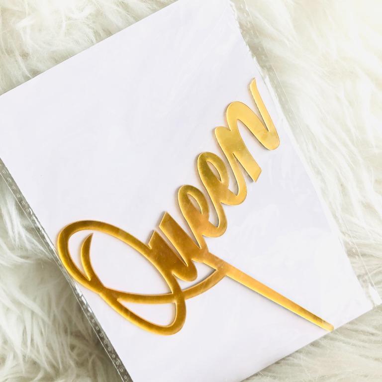 King Cake Topper | Queen Cake Topper | Prince | Princess | Wedding cake ...