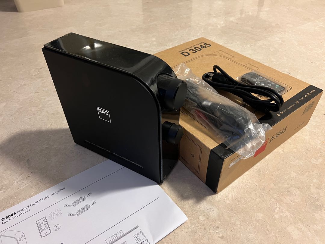 NAD D3045 Hybrid Integrated Amplifier 60W with MM Phono, DSD and MQA ...