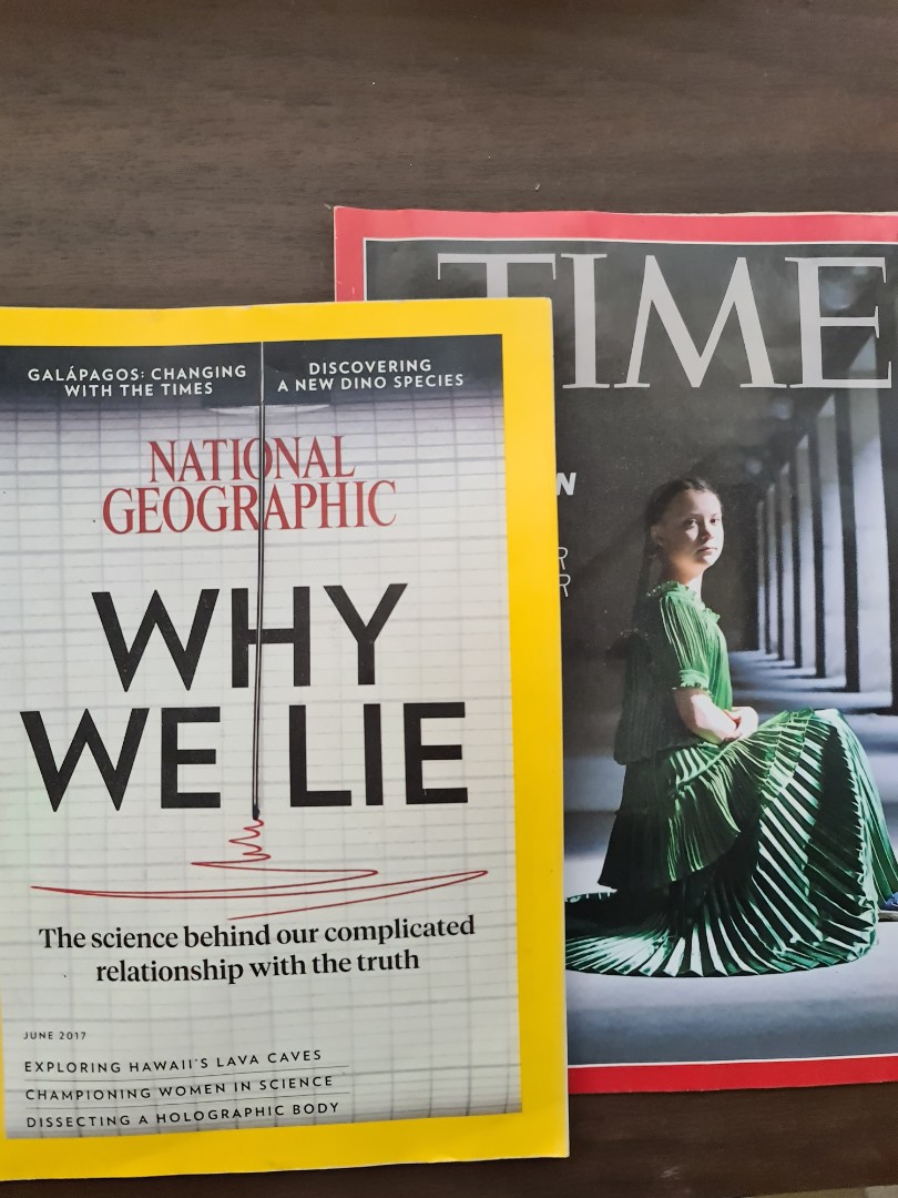 National Geographic- Why We Lie & Time magazine, Hobbies & Toys, Books ...