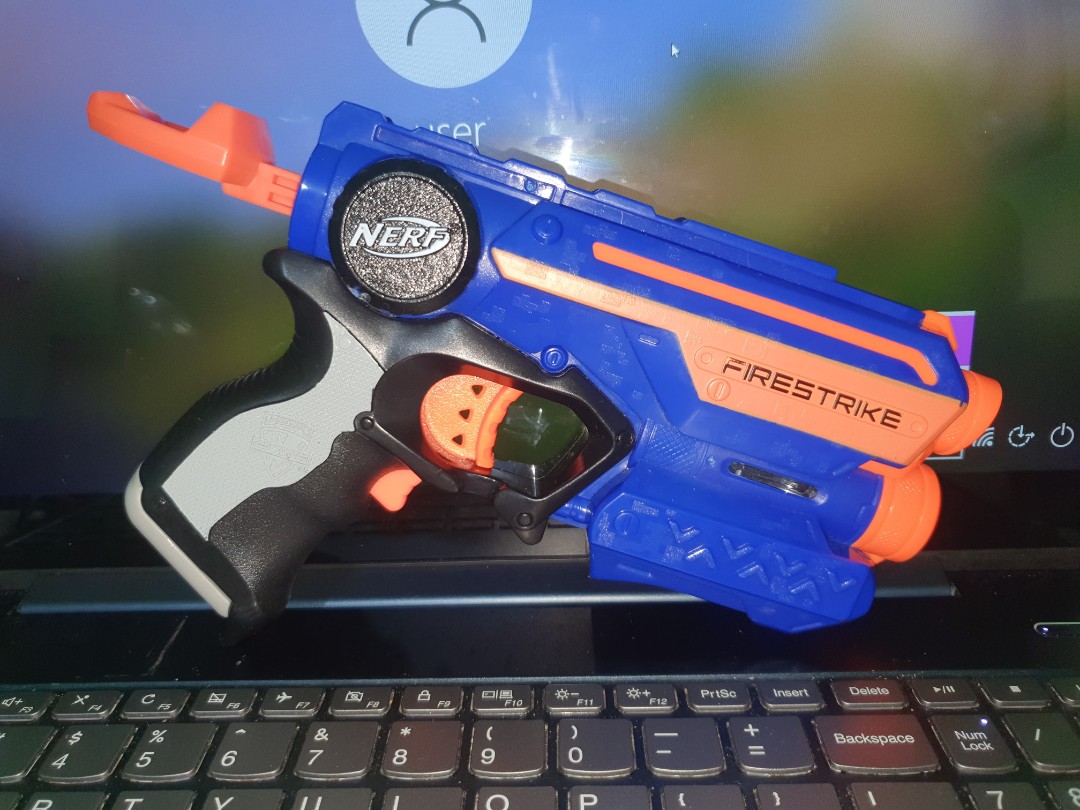 Nerf Fire strike, Hobbies & Toys, Toys & Games on Carousell